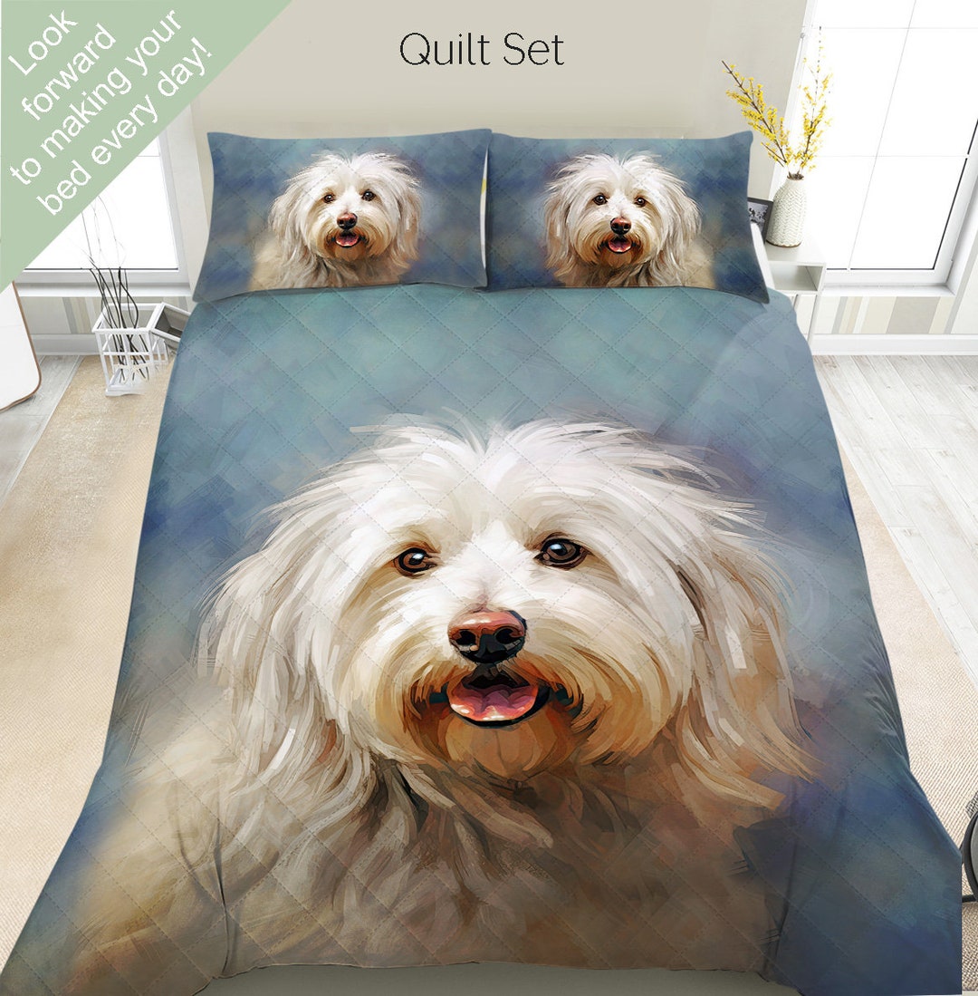 Coton De Tulear Bedding Set, Duvet Set, Comforter Set or Quilt Set ...