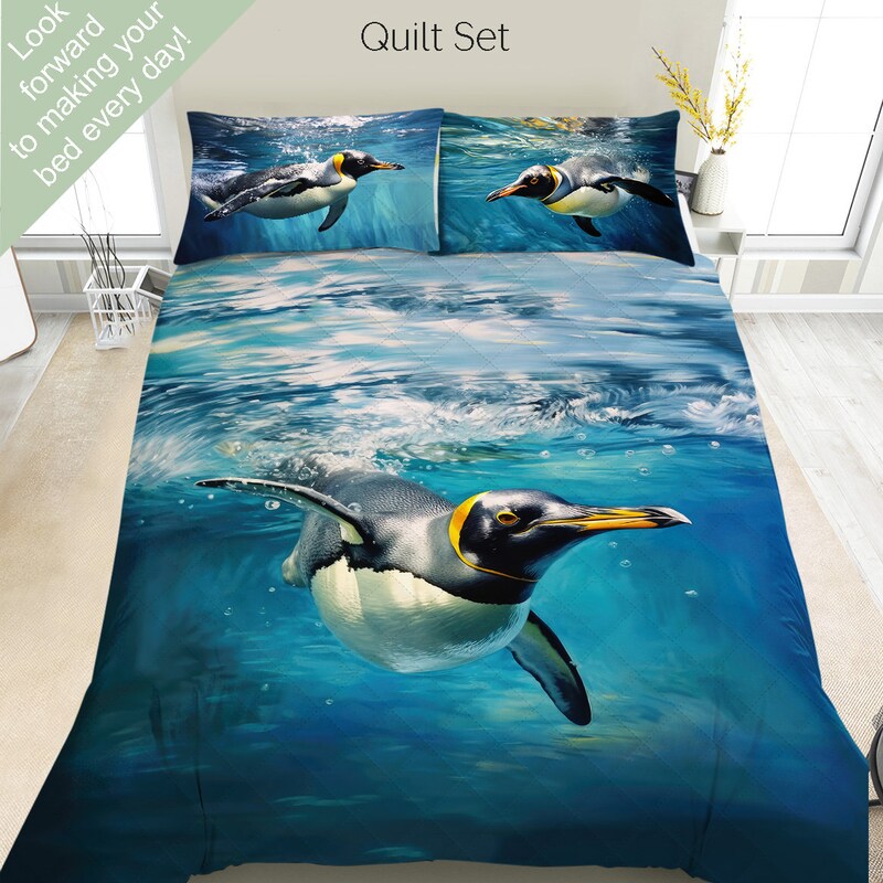 Penguin Duvet Cover - Etsy UK