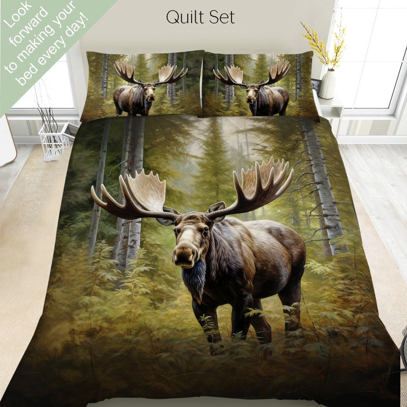 Duvet Cover Moose - Etsy