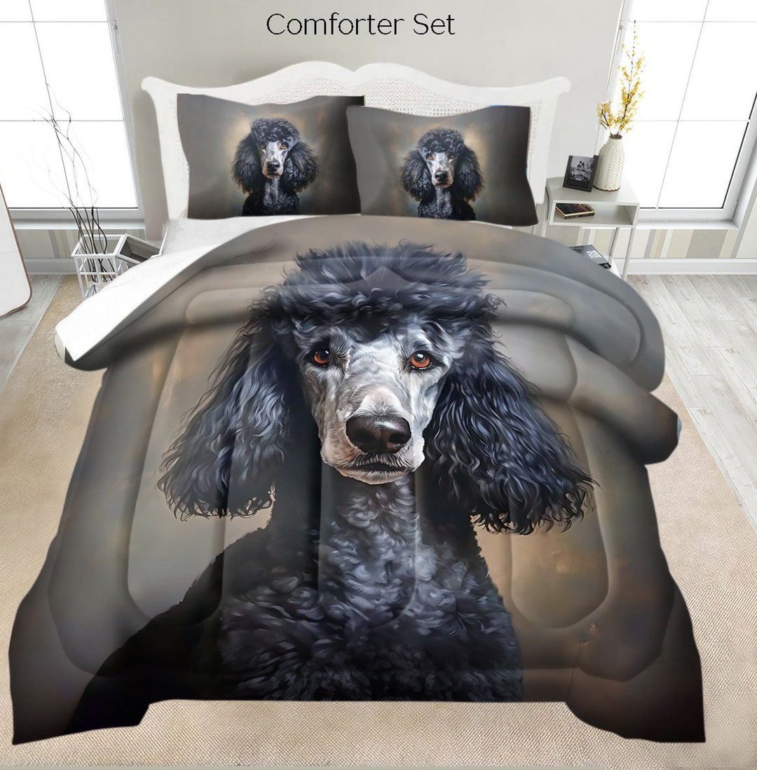 Standard Poodle Bedding Set Duvet Set Comforter Set or Quilt Set ...