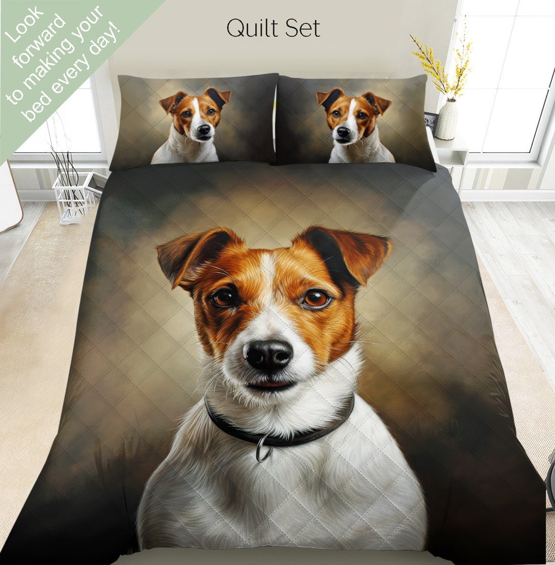 Jack Russell Terrier Bedding Set, Duvet Set, Comforter Set or Quilt Set ...