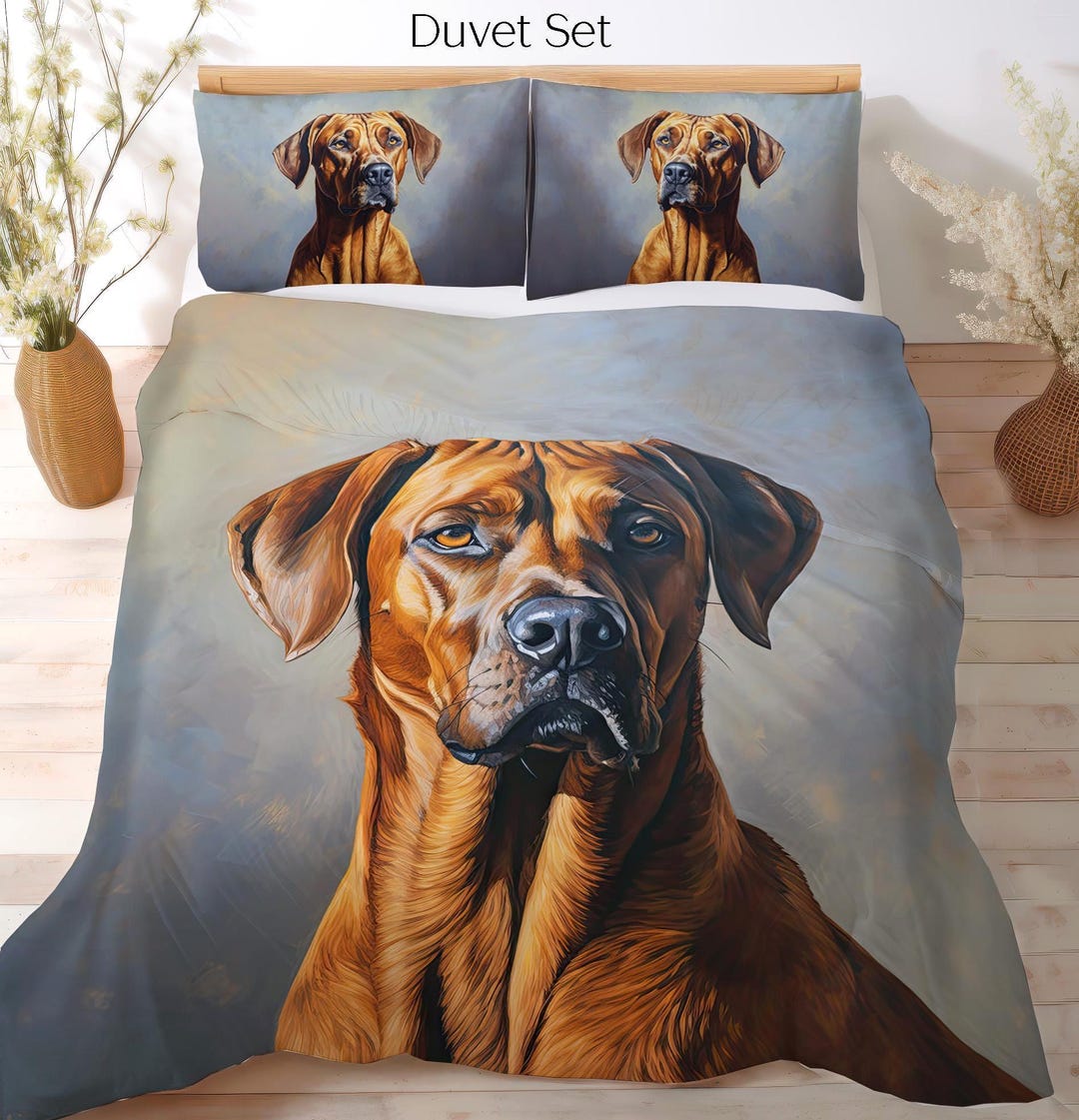 Rhodesian Ridgeback Bedding Set, Duvet Set, Comforter Set or Quilt Set ...