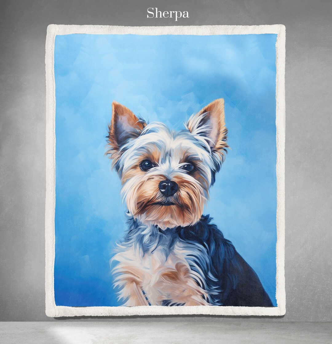 Yorkshire Terrier Quilt Blanket or Wall Hanging, Yorkshire Terrier ...