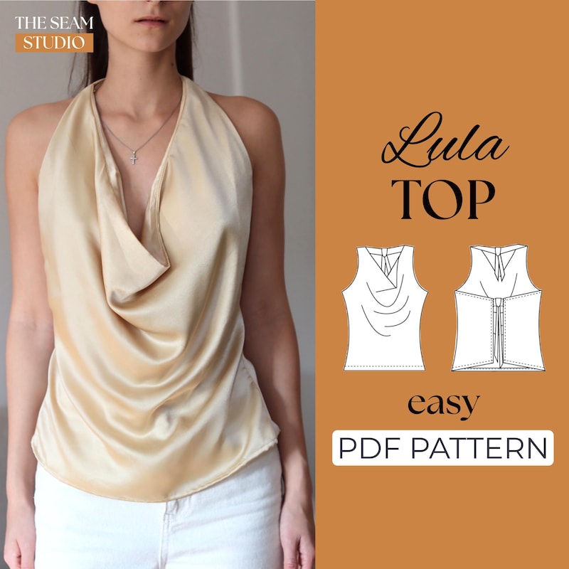 Draped Top Pattern - Etsy