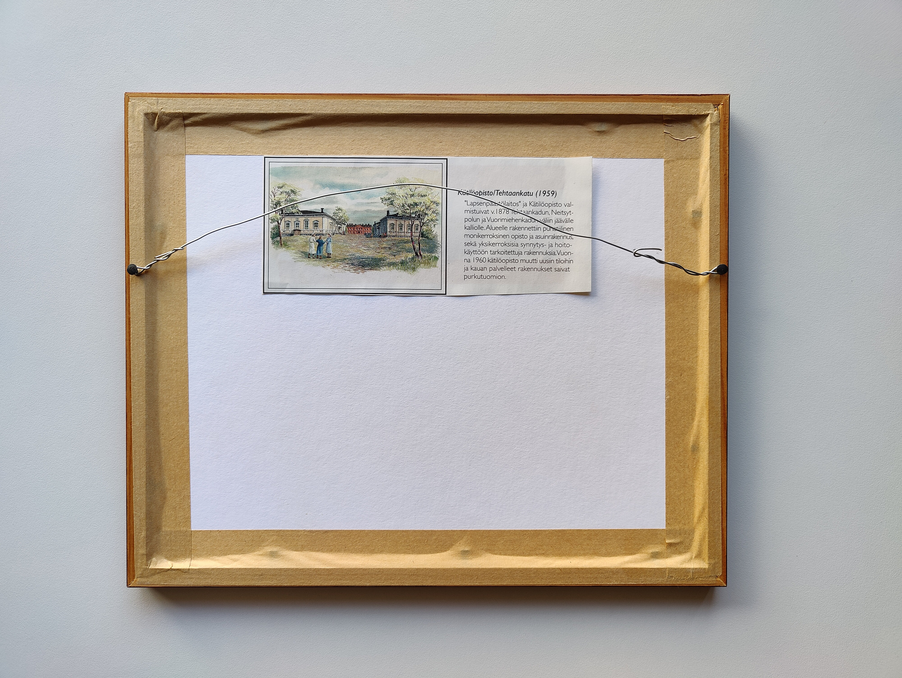 Set of Two Vintage Finnish Landscape Watercolor Prints in Original ...