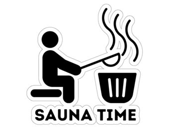 Sauna Time Stickers - Etsy