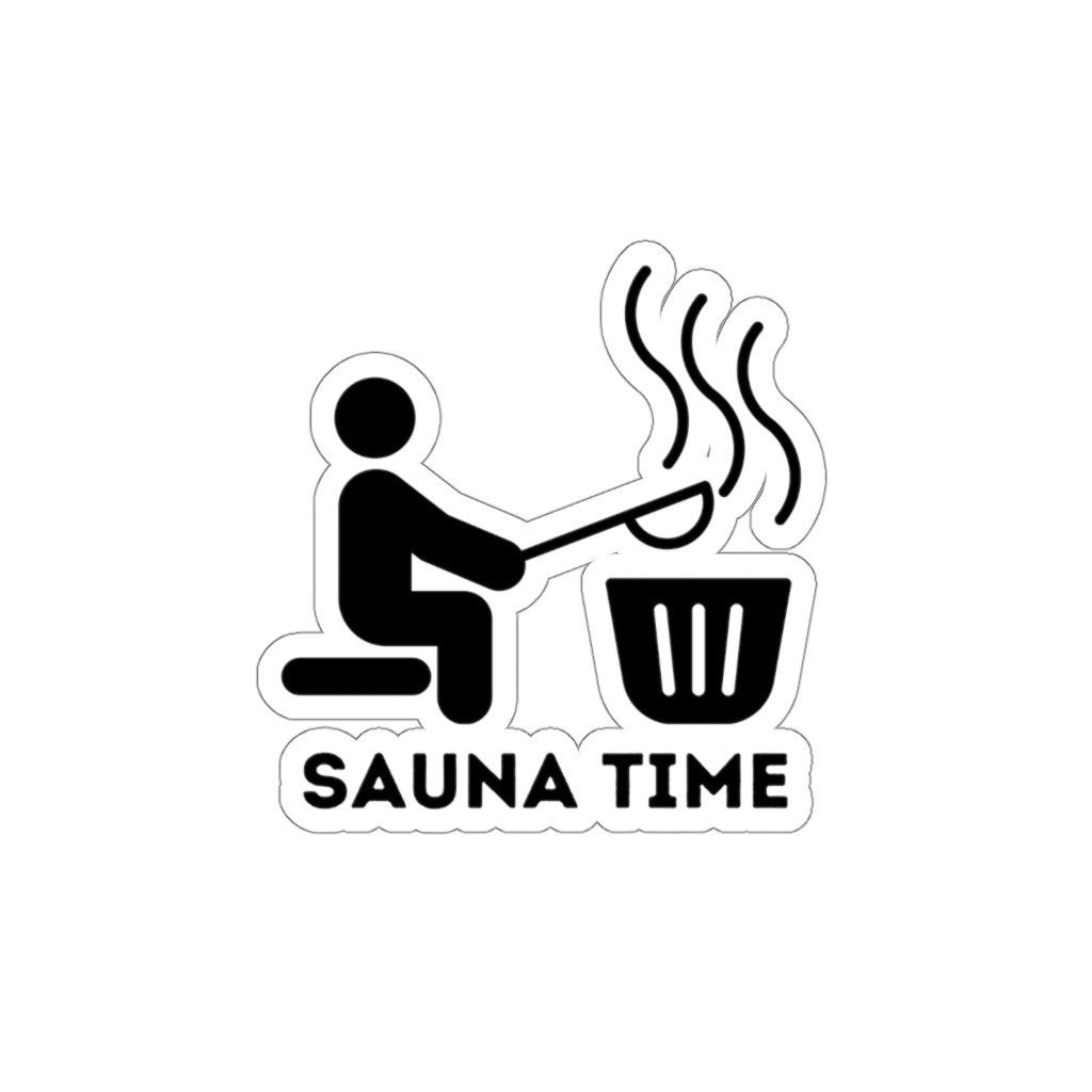 Sauna Time Finnish Sauna Suomi Gift Outdoor Die-cut Stickers - Etsy