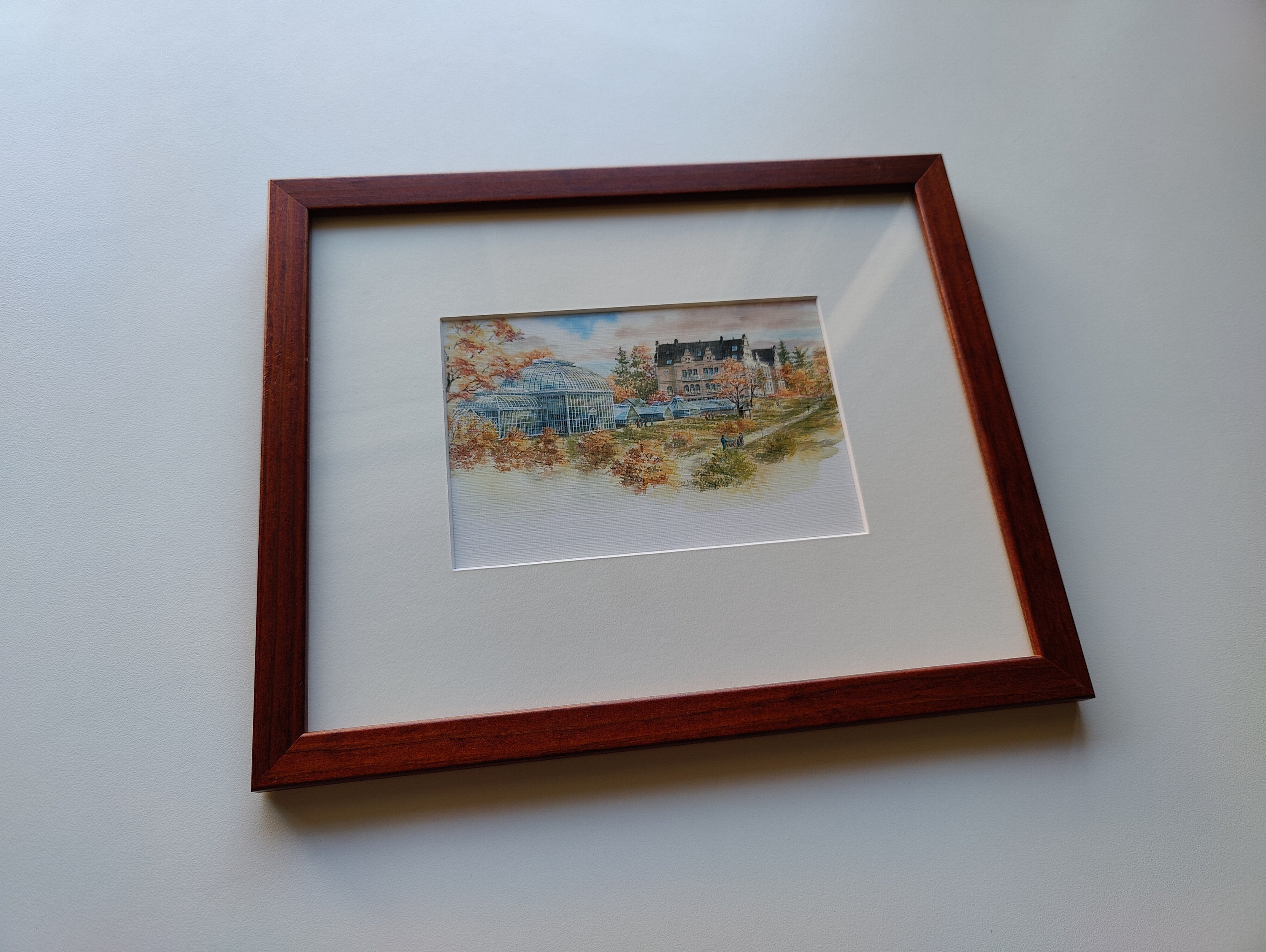 Set of Two Vintage Finnish Landscape Watercolor Prints in Original ...