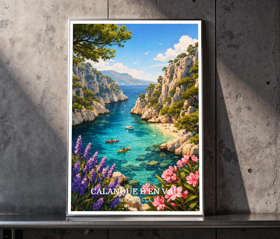 Calanque D'en Vau Marseille - Quality Premium Poster, Travel Print ...