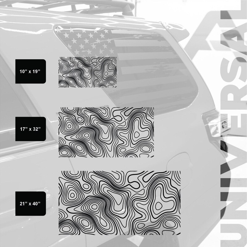 Topography Vinyl Black - Etsy UK