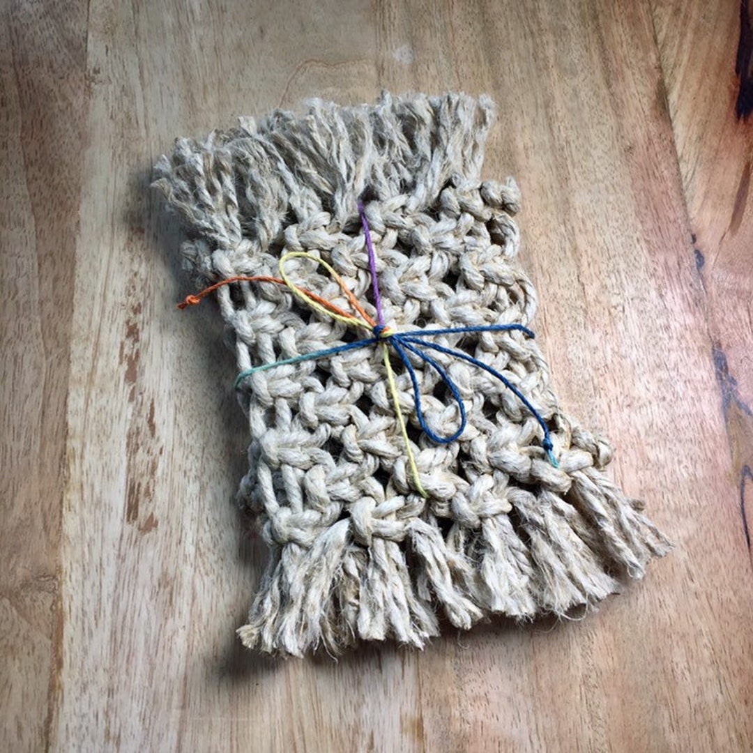 Hemp Coasters for Drinks Macrame Mat - Etsy