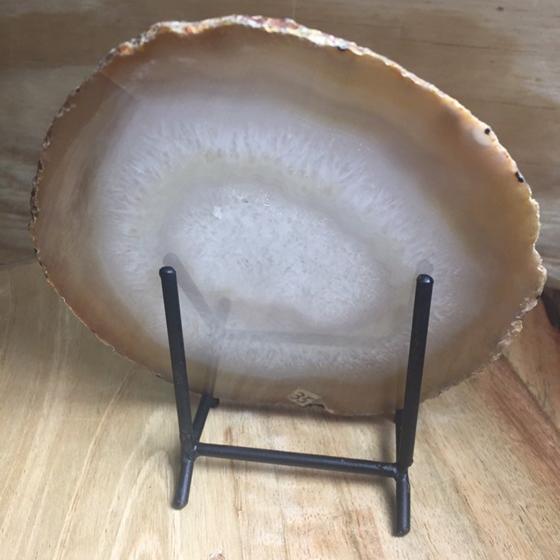 Metal Stand for Agate Slabs Fossils Minerals Crystals | Etsy