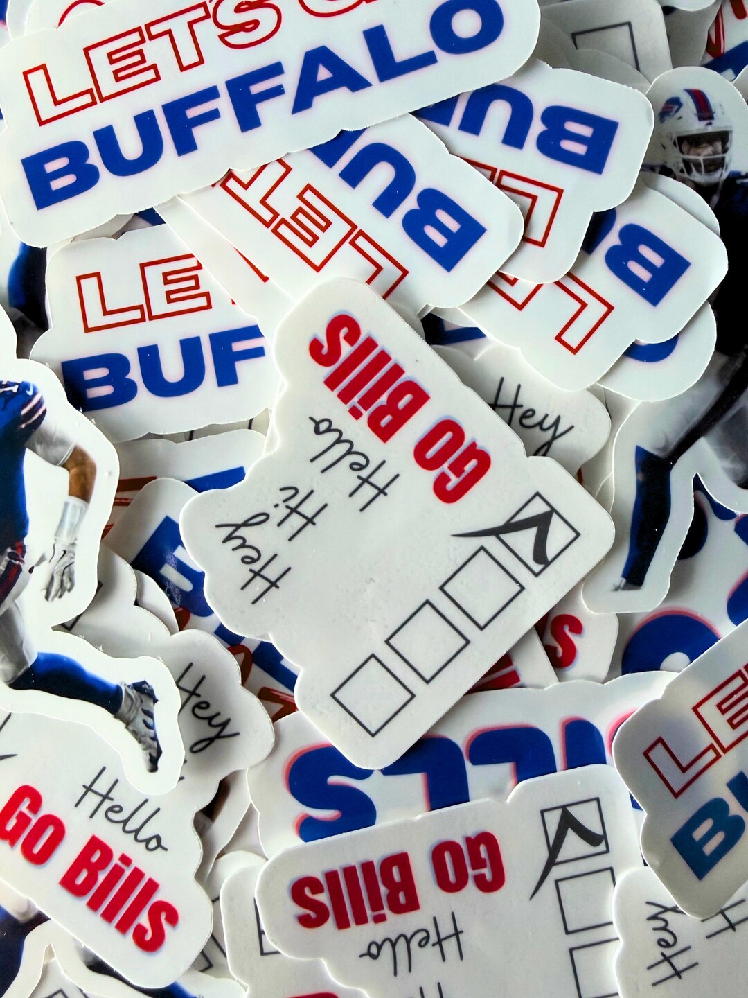 Buffalo Bills | Stickers | Glossy, Waterproof | 6 Variants - Etsy