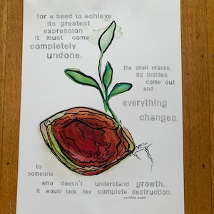 Poster - Transformation by Way of Seed - Etsy