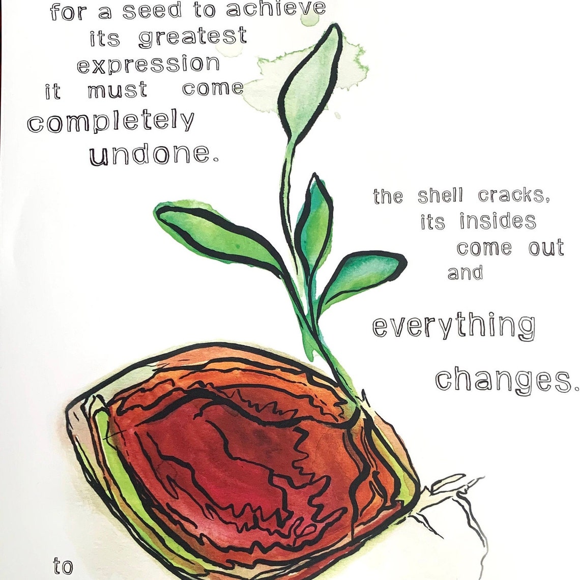 Poster Transformation by Way of Seed - Etsy