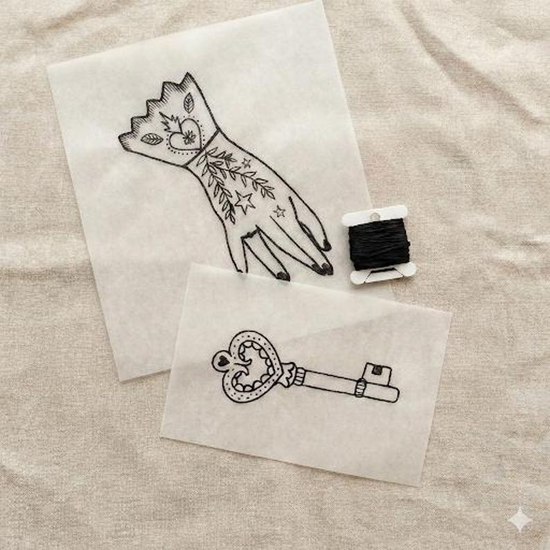 Mexican Folk Stick and Stitch Embroidery Patterns PDF – Sacred Heart ...