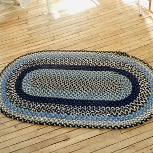 HANDMADE OVAL Rug-braided - Etsy