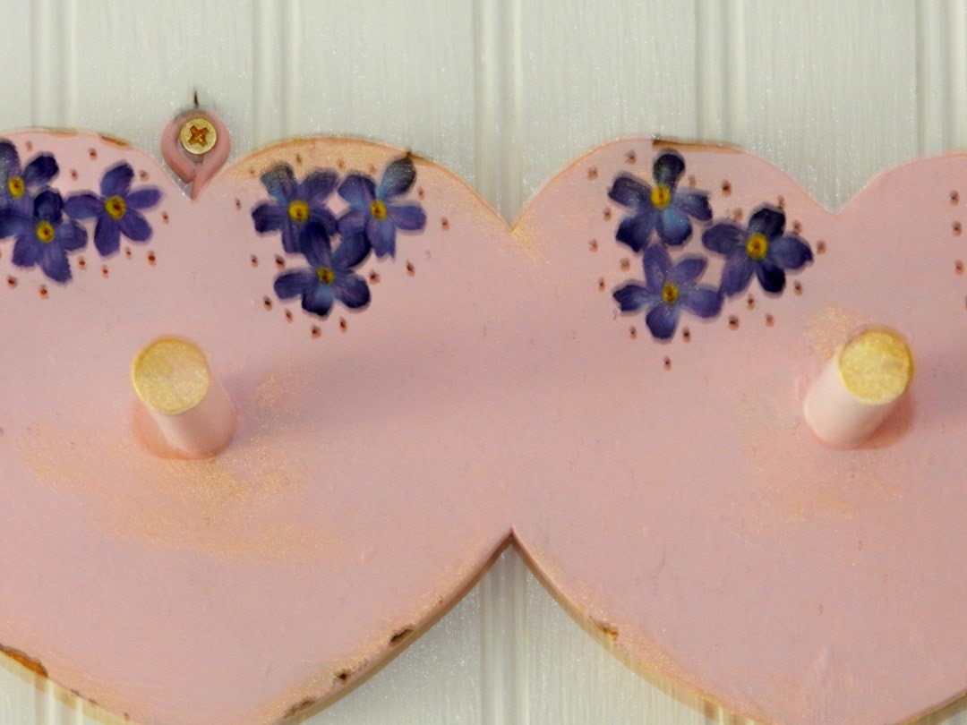HEART SHAPED PEG Rack. - Etsy