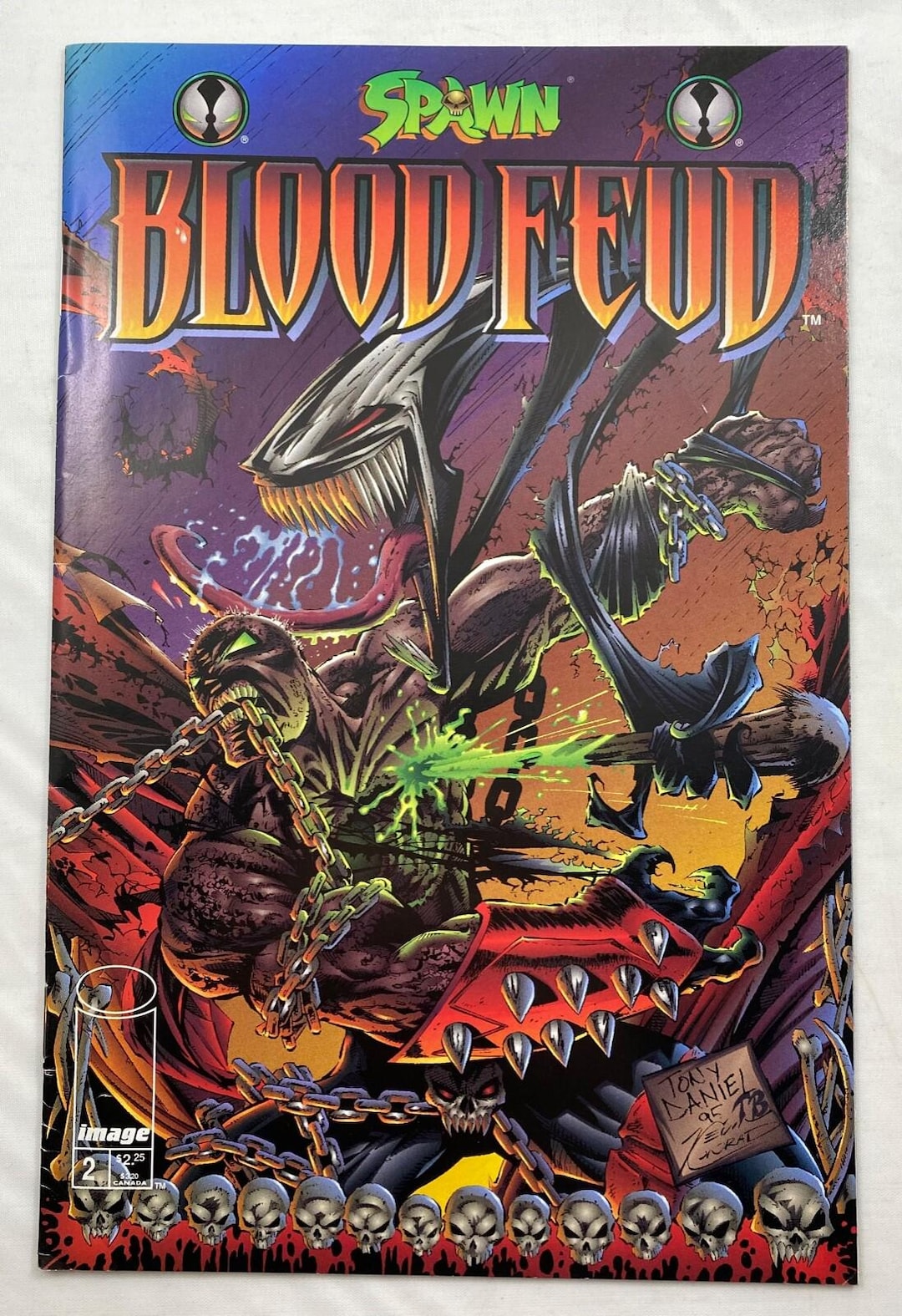 SPAWN BLOOD FEUD #2 "part Two" Image Comic Tony Daniel July 1995 - Very ...