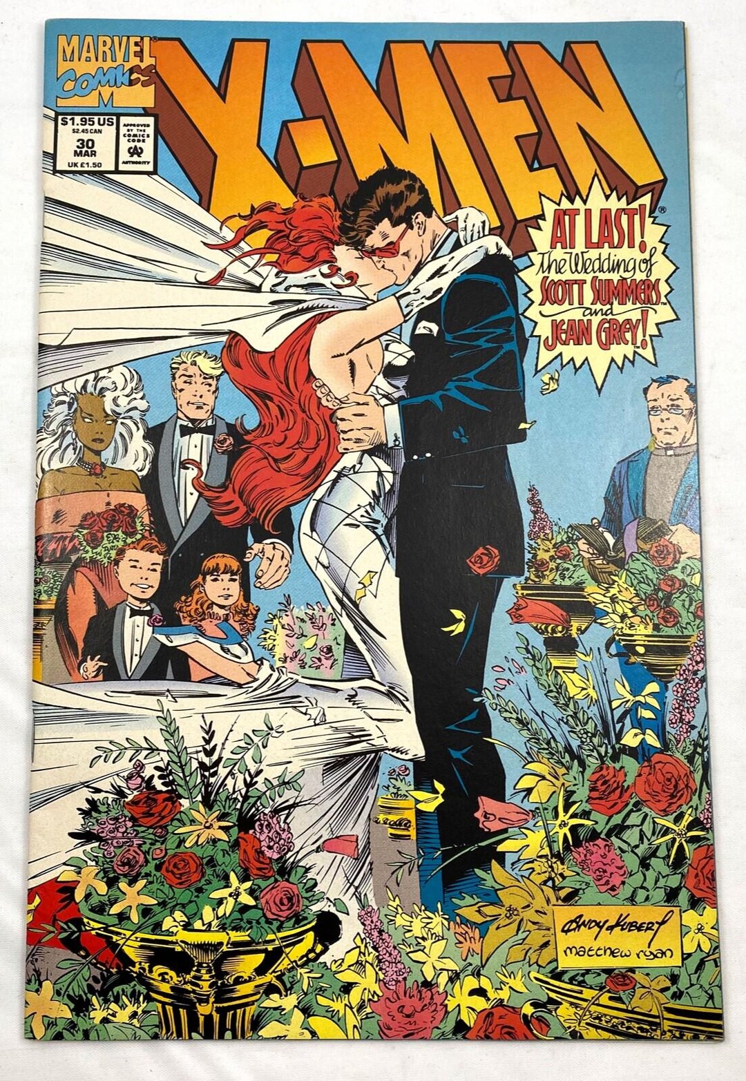 X-MEN #30 "the Ties That Bind" Marvel Comic Book 1994 Wrap-around Cover ...