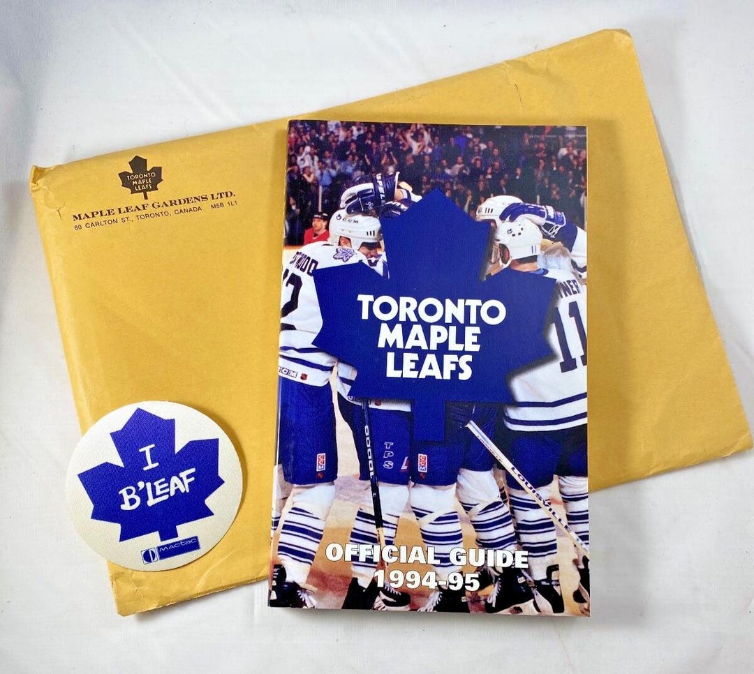 Toronto Maple Leafs Official Media Guide Packet 1994-95 From Maple Leaf ...