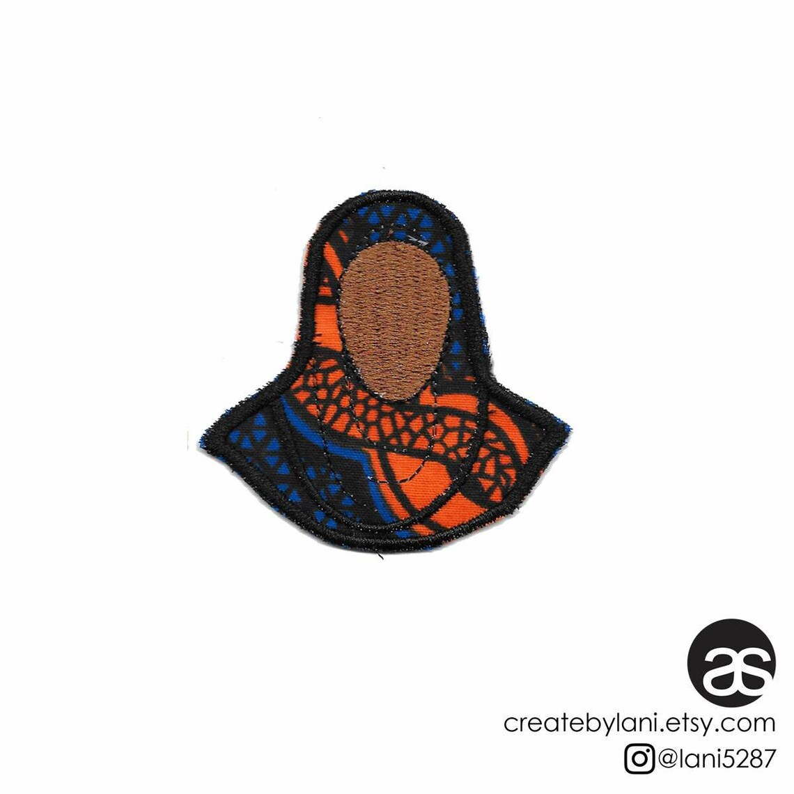 Natural Hair Iron-on Patch-hijab | Etsy