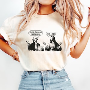 George Washington Jesus Shirt - Etsy