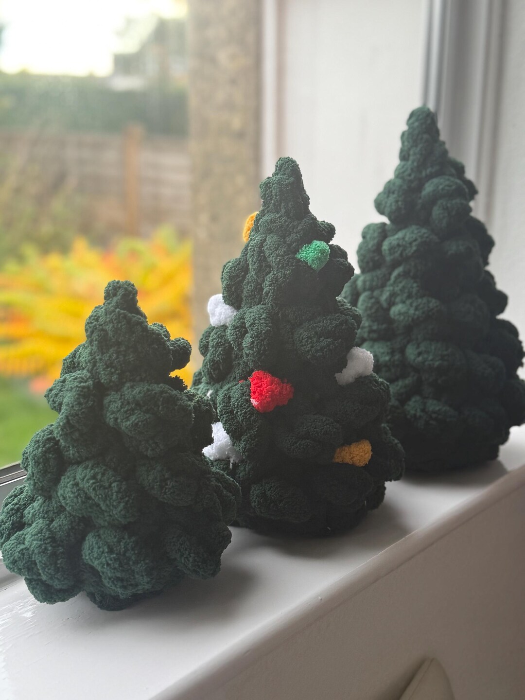 Chunky Hand-knit Christmas Tree - Etsy