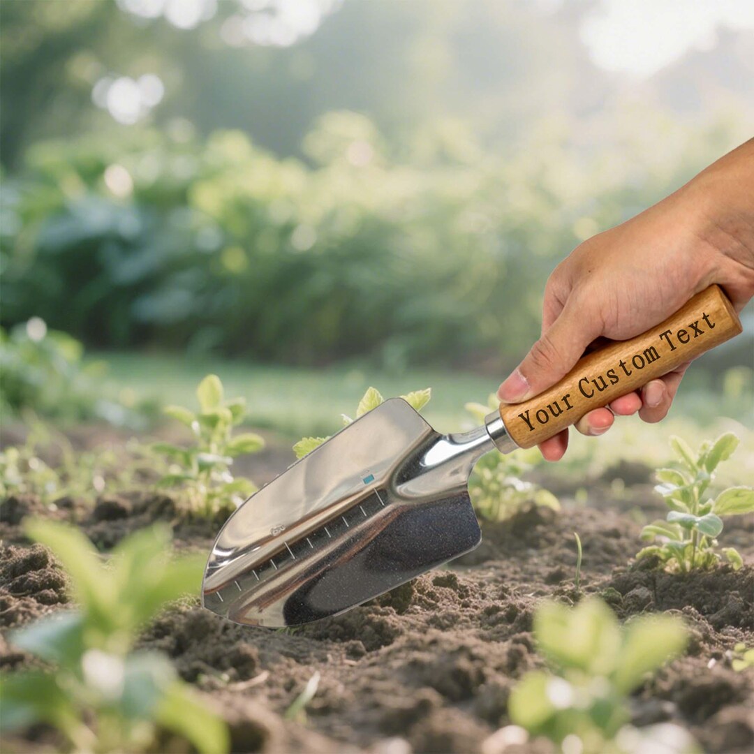 Custom Engraved Garden Tool Set of 3 - Shovel, Trowel, Fork,unique Gift ...