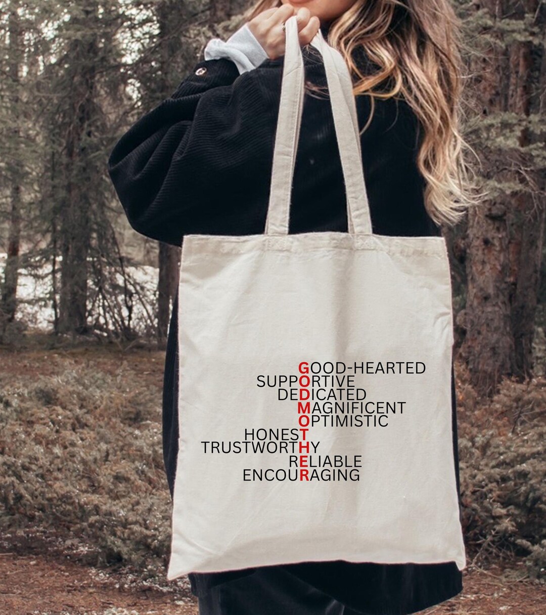 Godmother Tote Bag| Gift for Godmother| Mothers Day Gift| Family Gift ...