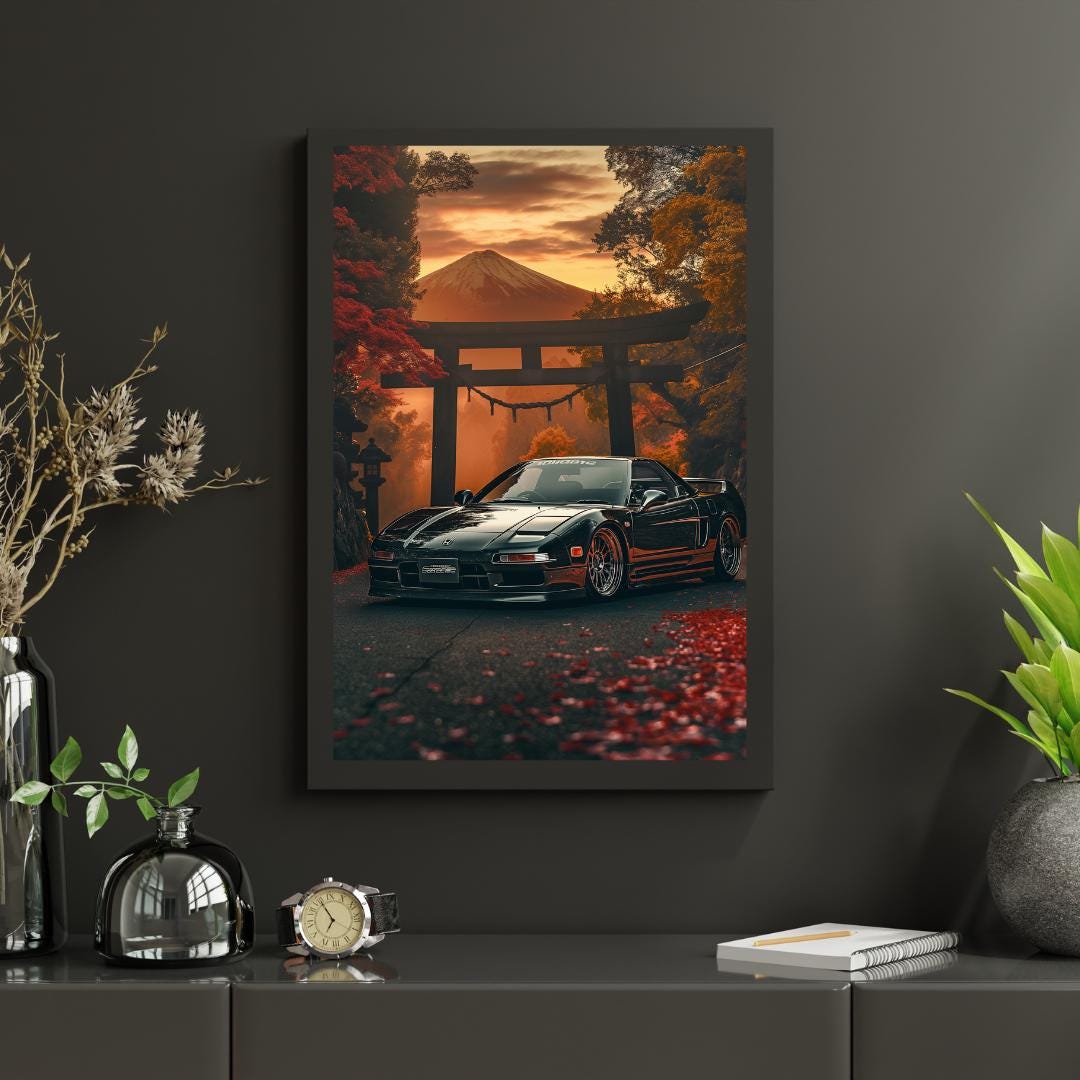Honda NSX NA1 Poster | Classic Jdm Car Wall Art - Etsy