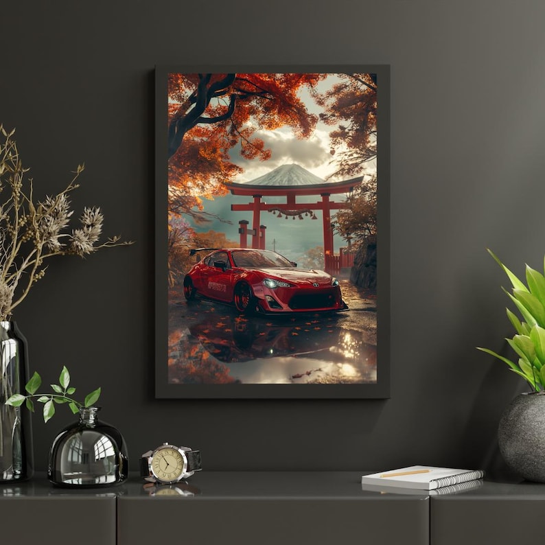Toyoto GT 86 Poster | JDM Tuner Car Wall Art - Etsy