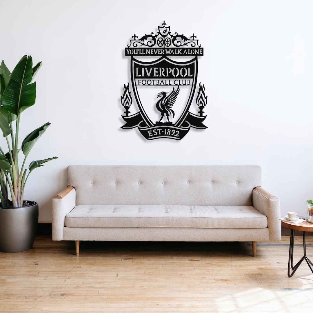 Liverpool Metal Wall Decor: Gift for Liverpool Fans, LFC Game Room ...