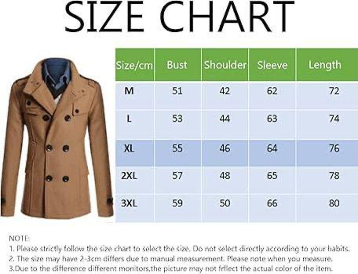 Men's Brown Melton Wool Overcoat: Knee Length Trench Coat - Etsy