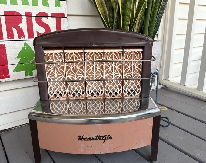 Vintage Hearth-glo Gas Space Heater – Model S-110 (1950s–1960s) – Peach ...