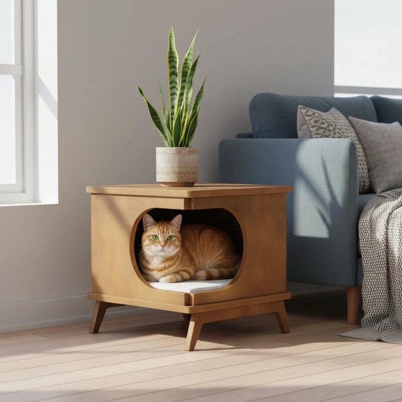 Cat Bed Table - Etsy