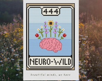 Neuro-wild Tarot Card | Cross Stitch Pattern - Etsy