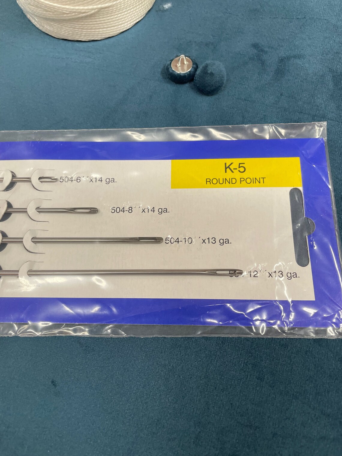 Upholstery Straight Needles Set Button Tufting Needles - Etsy