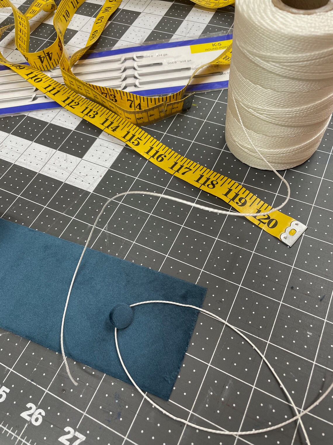 Upholstery Straight Needles Set Button Tufting Needles - Etsy