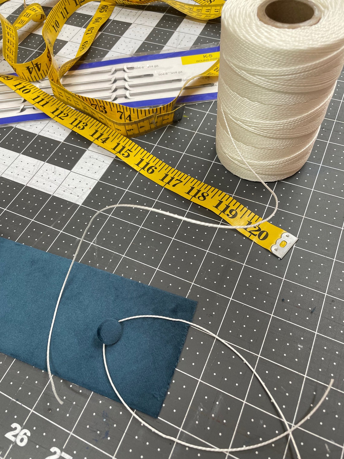 Button Tufting Kit for Pulling Buttons on Cushions or Pillows - Etsy