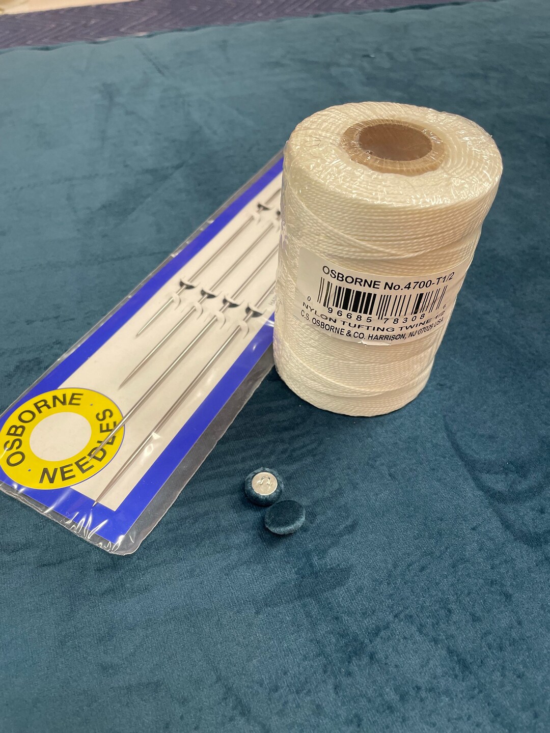 Button Tufting Kit for Pulling Buttons on Cushions or Pillows - Etsy