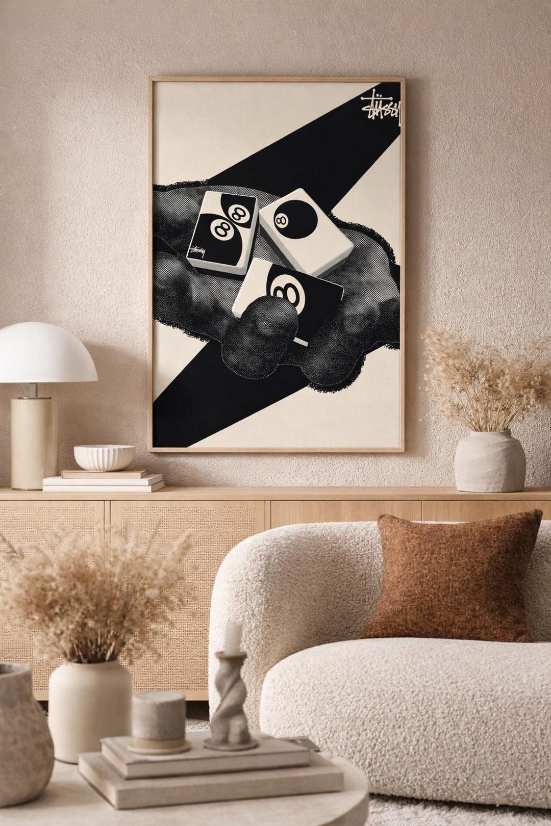 8 Ball Dominoes Poster | Rolled Posters - Etsy