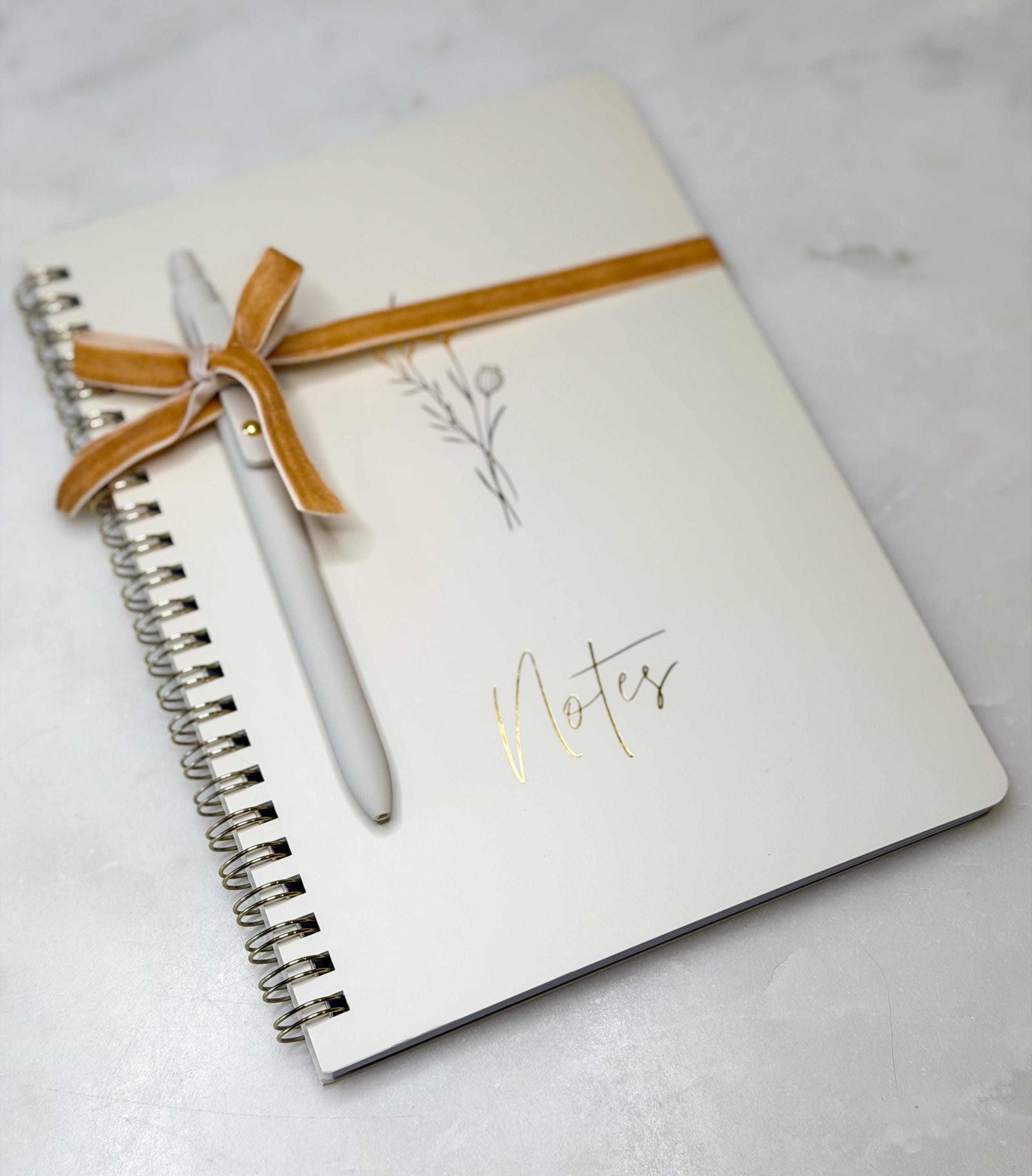 Joural/notebook and Pen Set - Stocking Stuffer, Co-worker Gift, Teacher ...