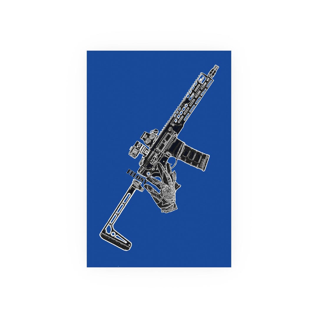 Blue SBR Poster - Etsy