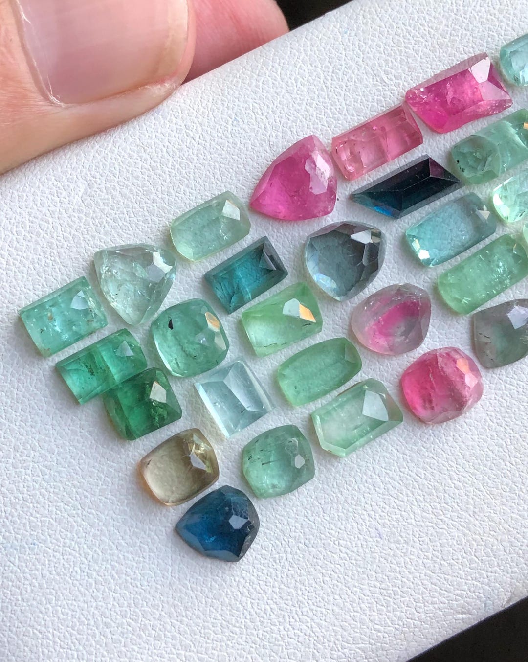 Tourmaline Rosecuts: Afghanistan Origin, Multi-color Gemstones - Etsy