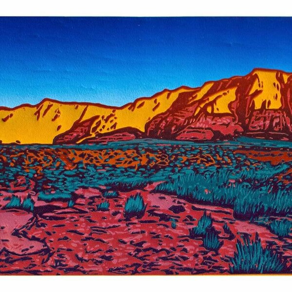 Reduction Linocut - Etsy