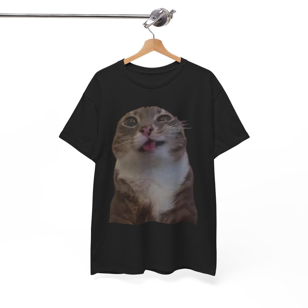 Funny Cat Meme Shirt for Sarcastic Cat Lovers, Humor, Chaos, Perfect ...