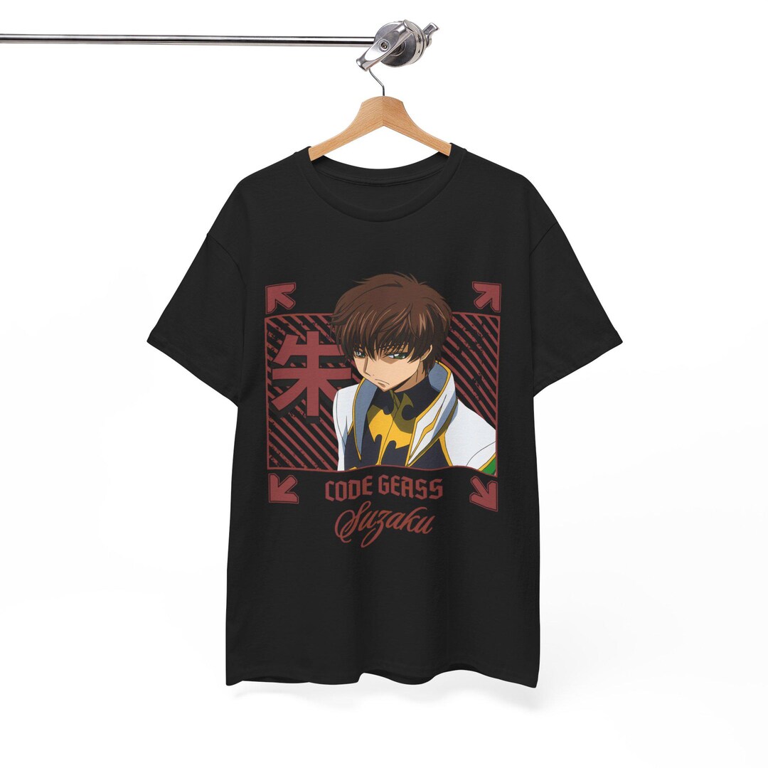 Code Geass T-shirt Lelouch Vi Britannia Anime Tee,anime Gift Aesthetic ...
