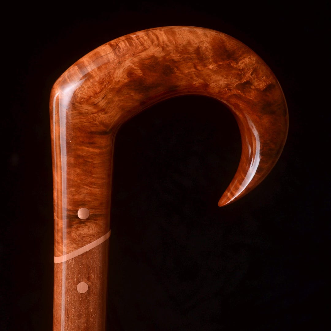 Handmade Raptor's Claw Cane in Lychee and Ironwood - Etsy
