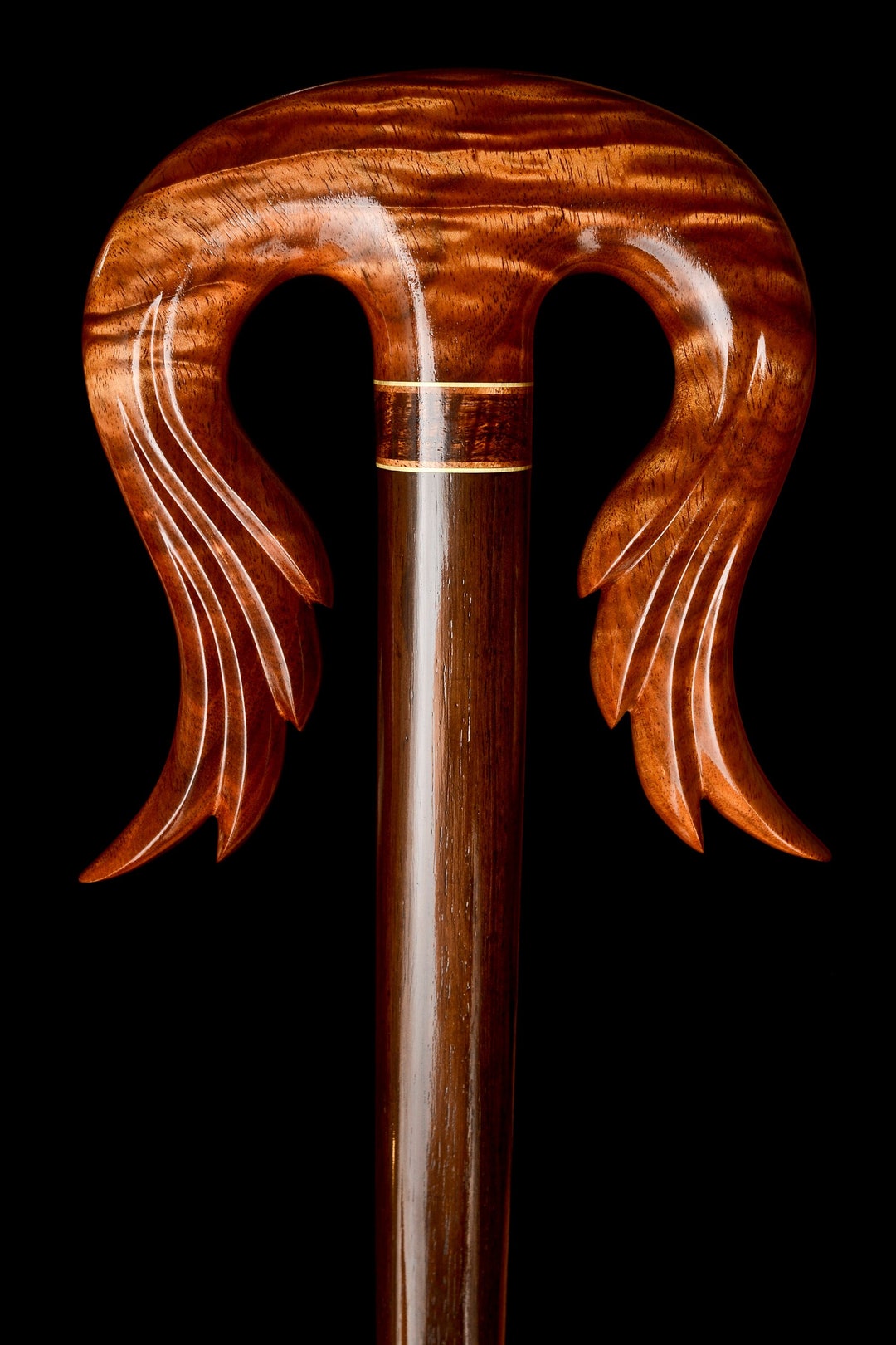 Handmade Bird Cane in Tasmanian Blackwood Walking Stick, Gift Idea ...